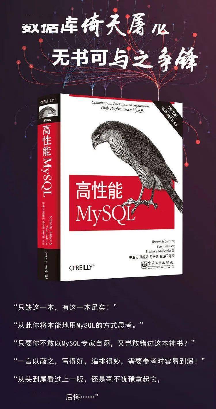 送 10 本 《高性能MySQL（第4版）》_内容_读者_活动
