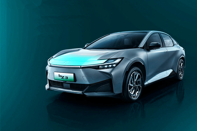 丰田e-TNGA架构+比亚迪三电，一汽丰田首款纯电轿车bZ3值得期待！_搜狐汽车_搜狐网