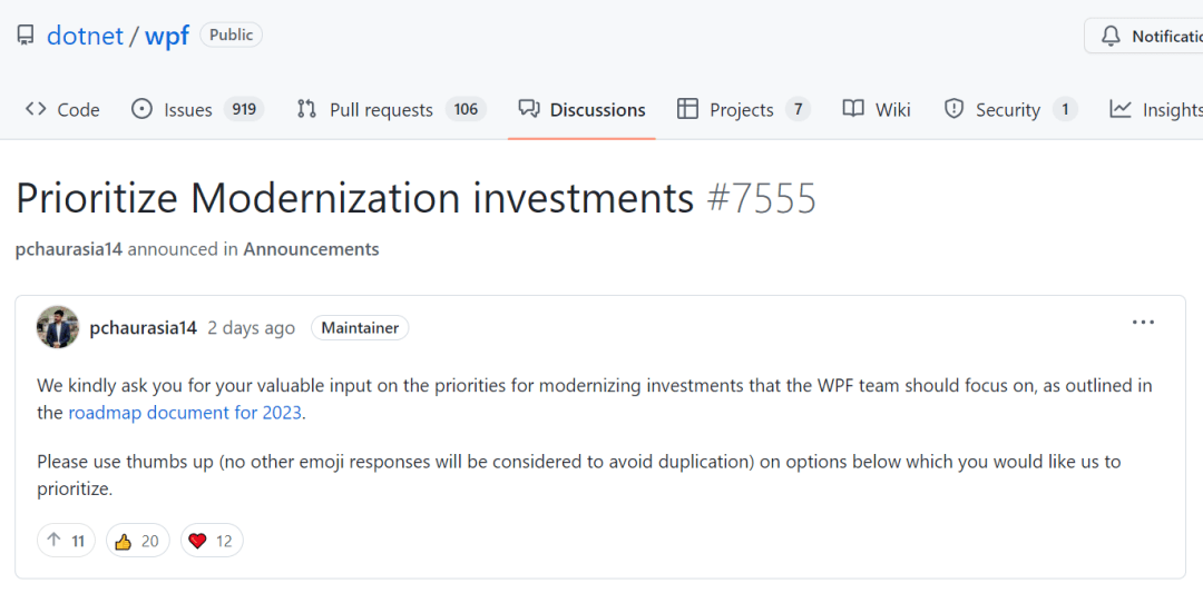 微软WPF 2023路线图发布：无法交付所有3项关键性功能_Windows_支持_控件