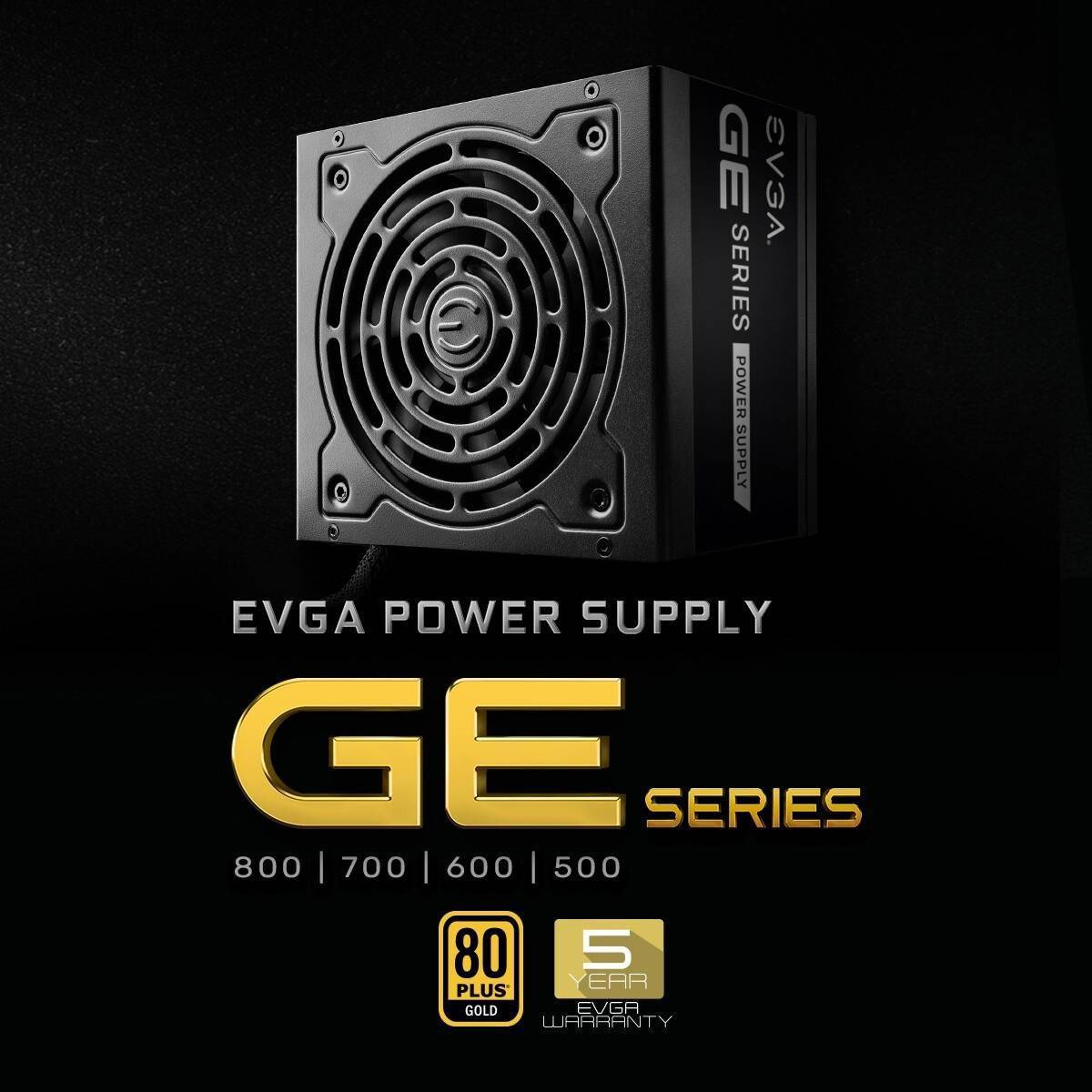 EVGA 发布 GE 系列电源：金牌认证，500-800W 可选 - 数码前沿 数码之家