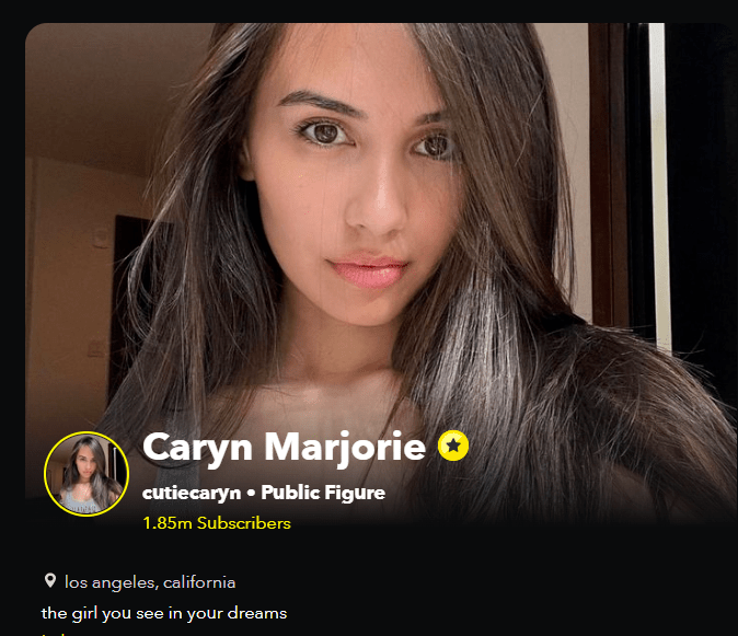 年入4亿元？国外女网红用AI复制自己，同时交往千名男友_卡琳·玛乔丽_Caryn_用户