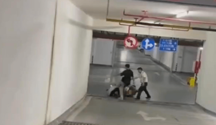 多大仇?多大怨?广东阳春地下车库内发生惨案,女子被醉酒陌生男子殴打致重伤女士醉汉打人