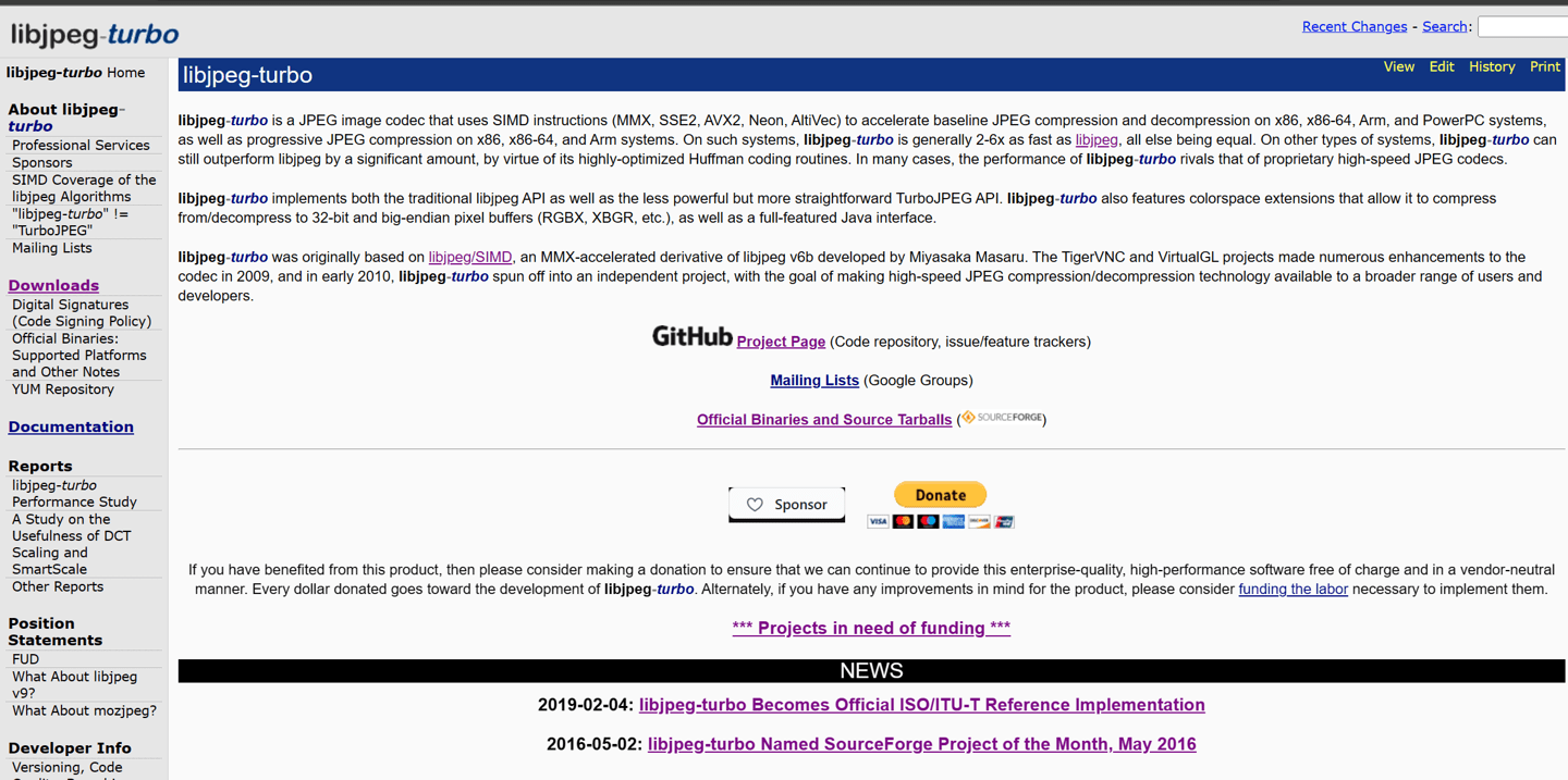 因资金短缺，开源图像编解码器 libjpeg-turbo 宣布停止功能开发_版本_后续_项目