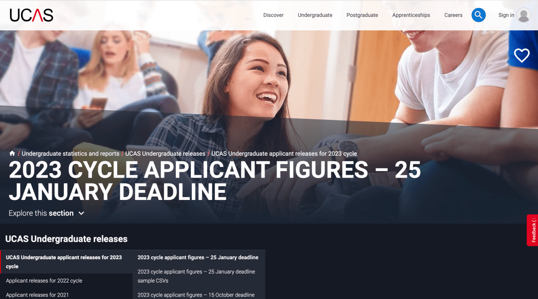 英国申请又容易了？UCAS公布2023申请数据，申请人数十年首次下跌！_专业_方向_欧盟