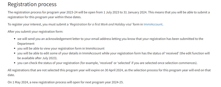 462打工度假签新一轮EOI申请打开！全年仅5000名额，现在提交弯道超车，赶第一波！_签证_澳洲政府_申请人