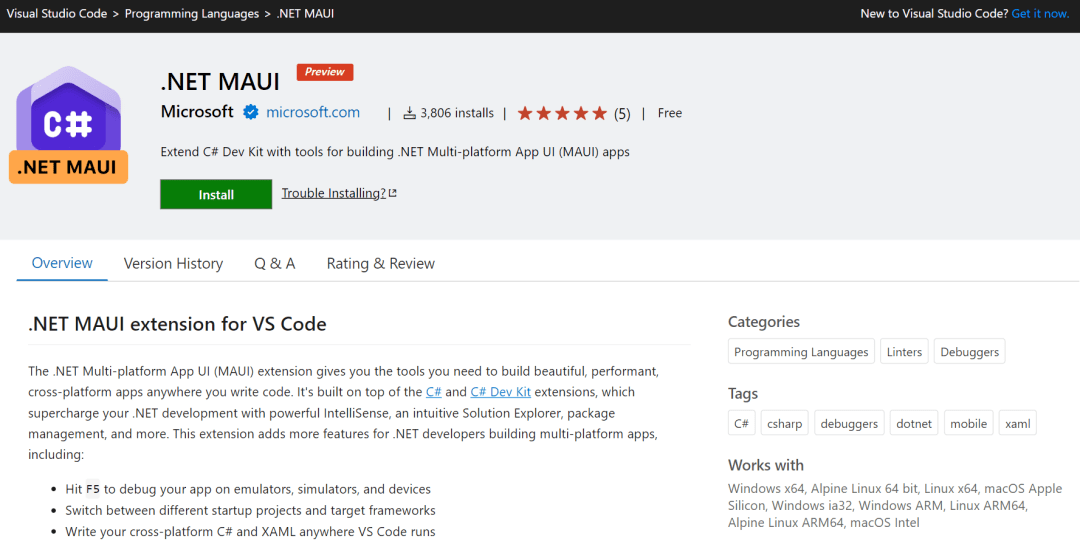 微软打造程序员神器 VS Code跨平台开发扩展_Windows_移动_功能