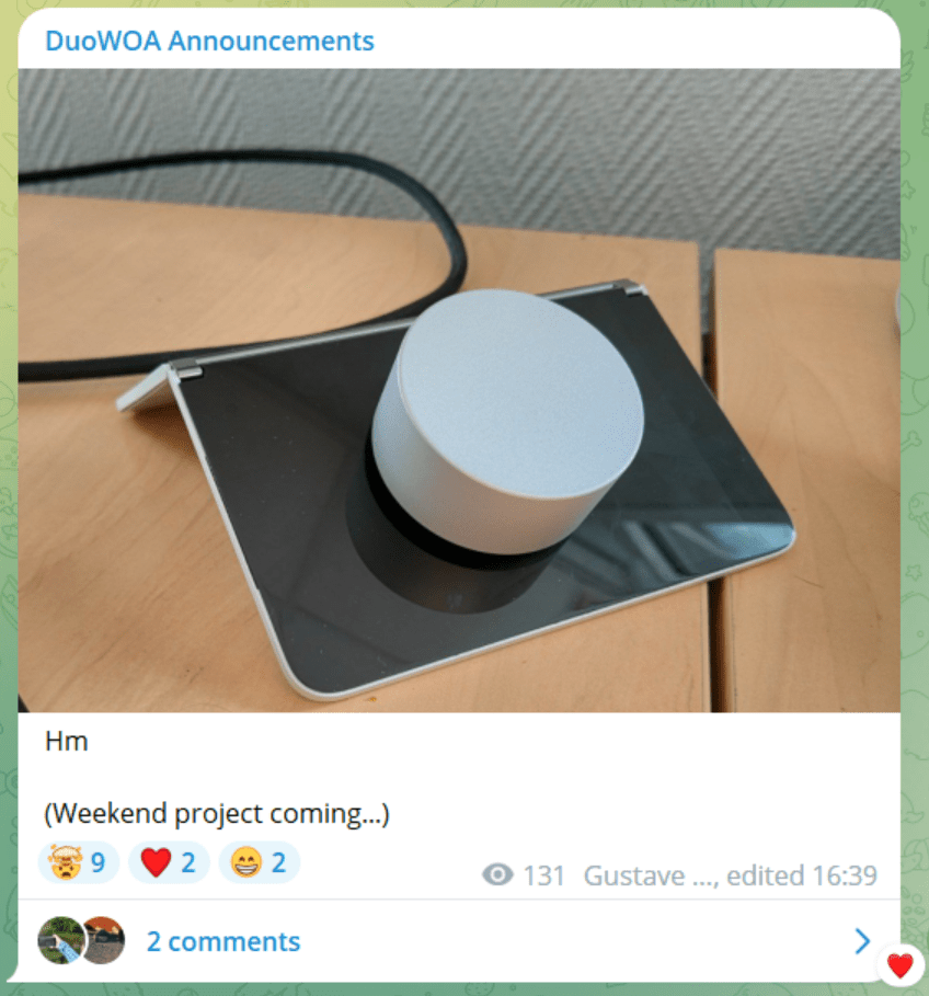 有望支持 Surface Dial,woa 项目计划为surface Duo引入相关功能屏幕手机初代