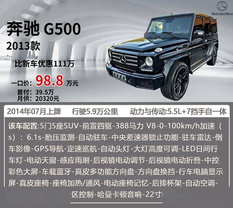 【推荐车型】奔驰G500：征服一切障碍，大地尽收脚下！_搜狐汽车_搜狐网