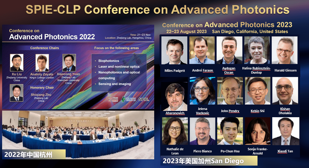 大会精彩回放 | 第二届SPIE-CLP Conference on Advanced Photonics成功举办！_San_光学_报告