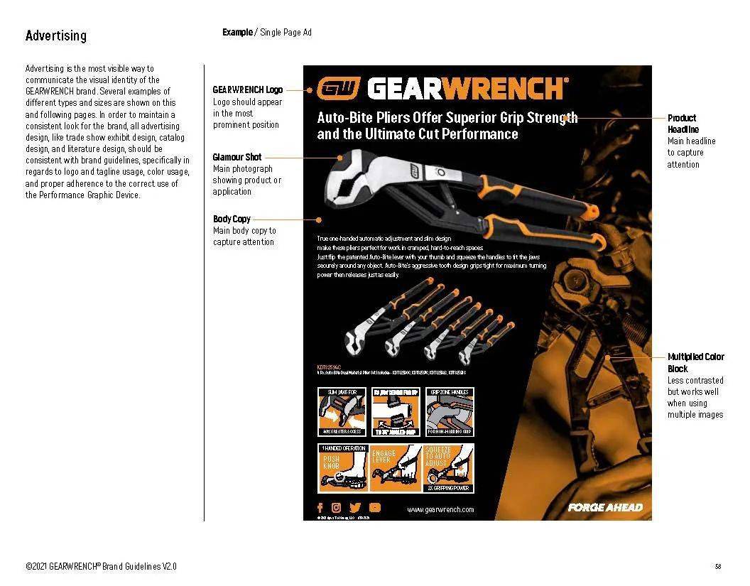 美国GearWrench五金工具品牌VI手册（2021年版）_搜狐汽车_搜狐网
