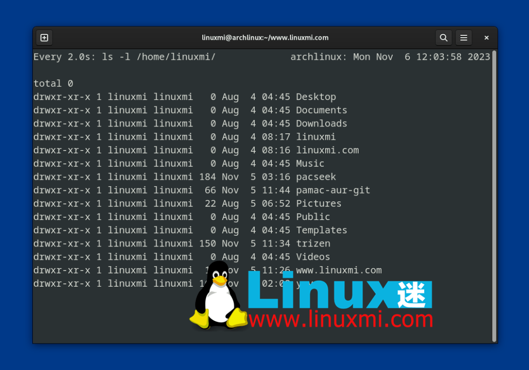 如何使用 Linux 上的 Watch 命令定期运行程序 输出 选项 显示