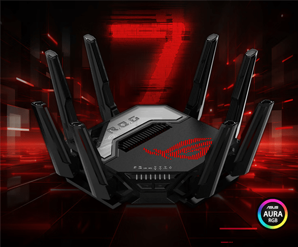 华硕ROG八爪鱼7电竞路由器开卖：三频13000Mbps 4999元_内置_散热_支持