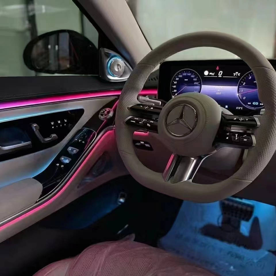 22款奔驰E300L升级HUD抬头显示 小柏林音响 效果分享_玻璃_位置_高音