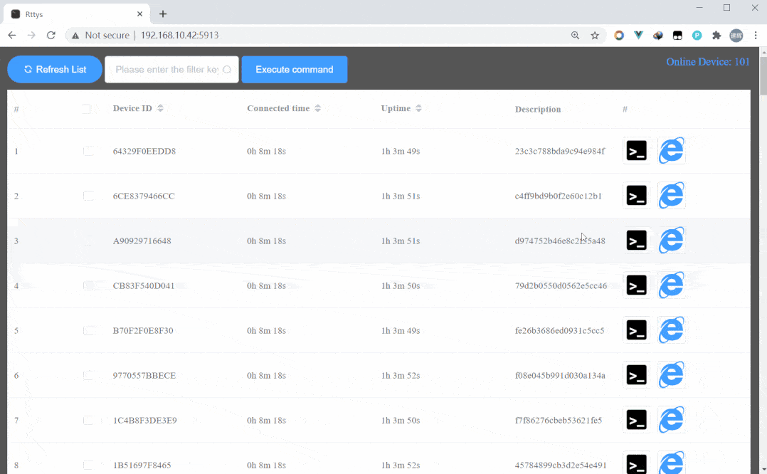 神器！一个可以通过 Web 访问 Linux 终端的工具_rtty_sudo_的设备
