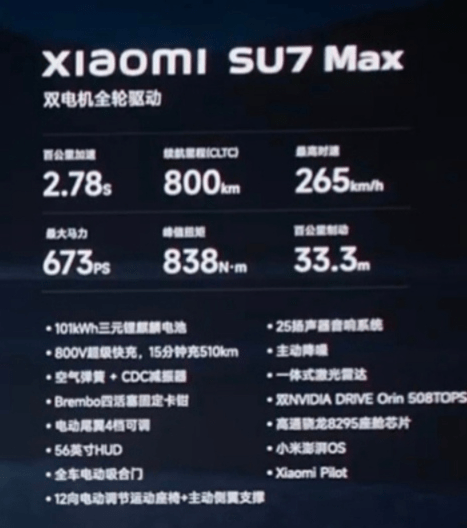 雷军今天发布两款小米SU7汽车 配置到底有何差异？_搜狐汽车_搜狐网
